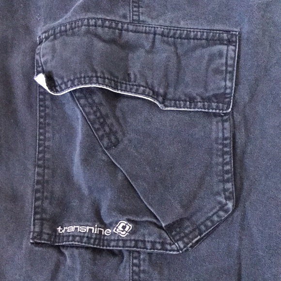 TRANS NINE | Pants | Vintagetrans Nine Mens Black Cargo Pants 323 ...